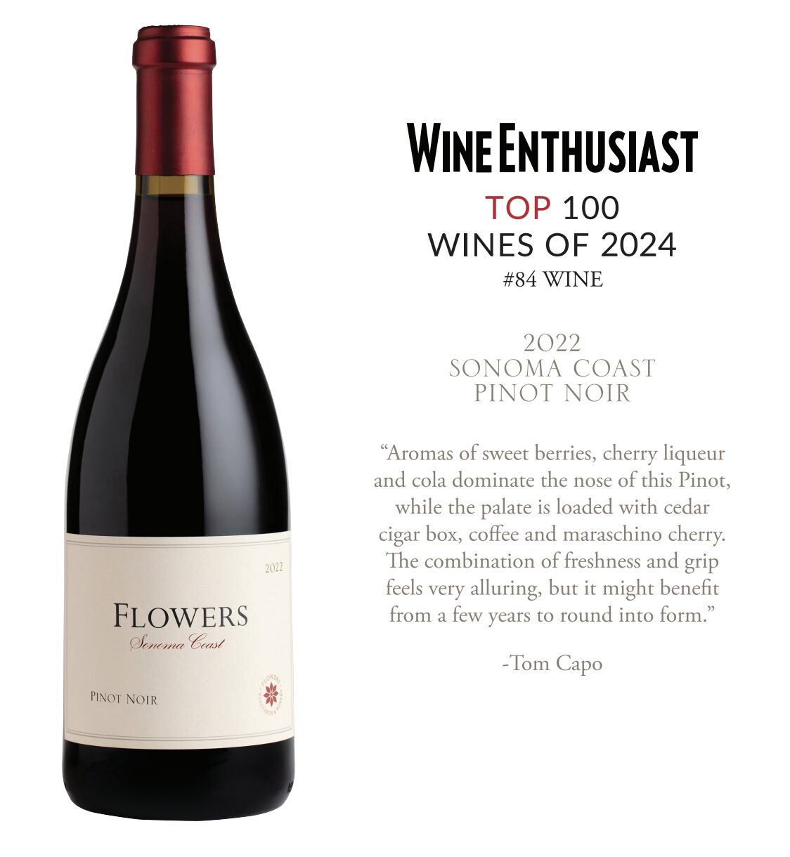 wine enthusiast top 100 flowers pinot noir | Uncork Mexico